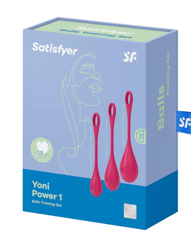 Satisfyer Yoni Power 1 膣トレボール 雫型 感度磨き 締まり 女性向け